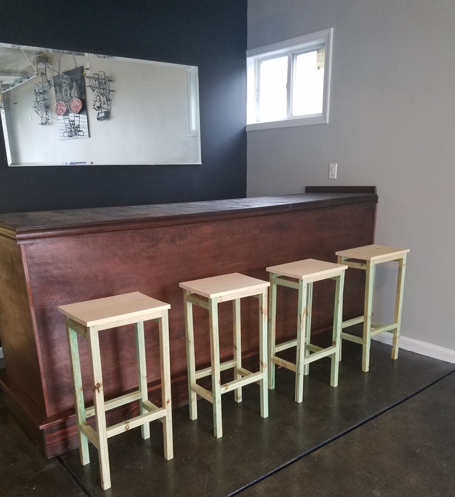 Bar Stools and Bottle Racks