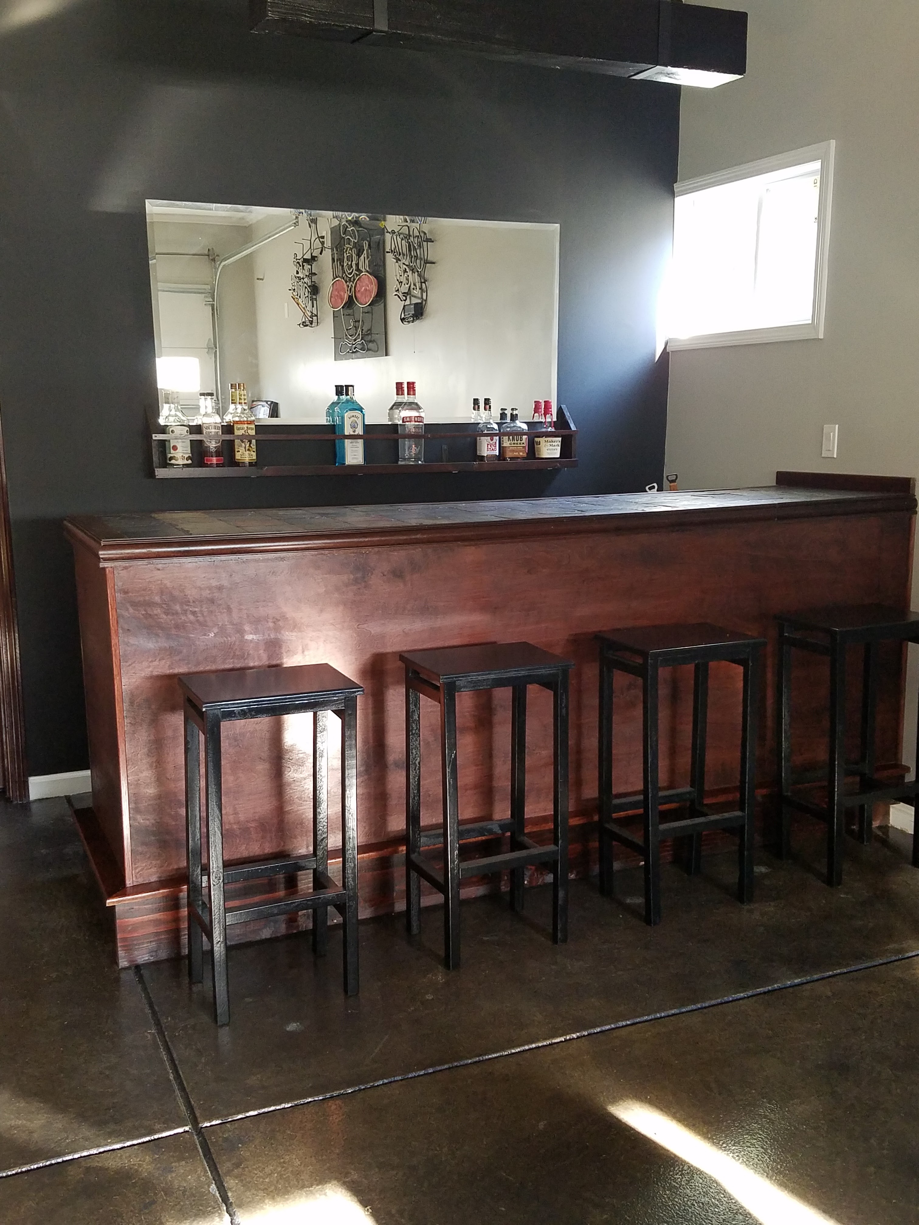 Bar Stools and Bottle Racks