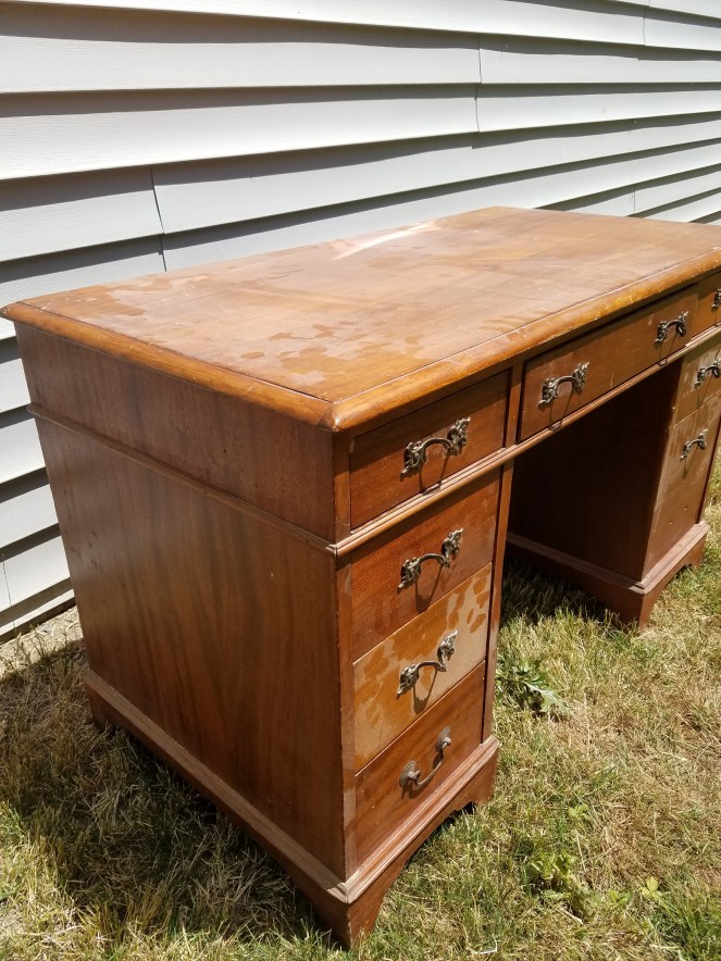Refinishing office furniture