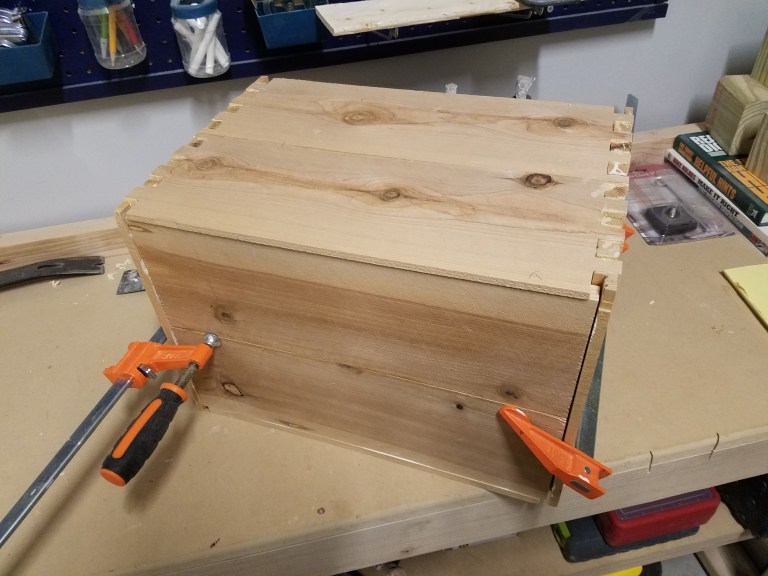 Building a miniature antique trunk