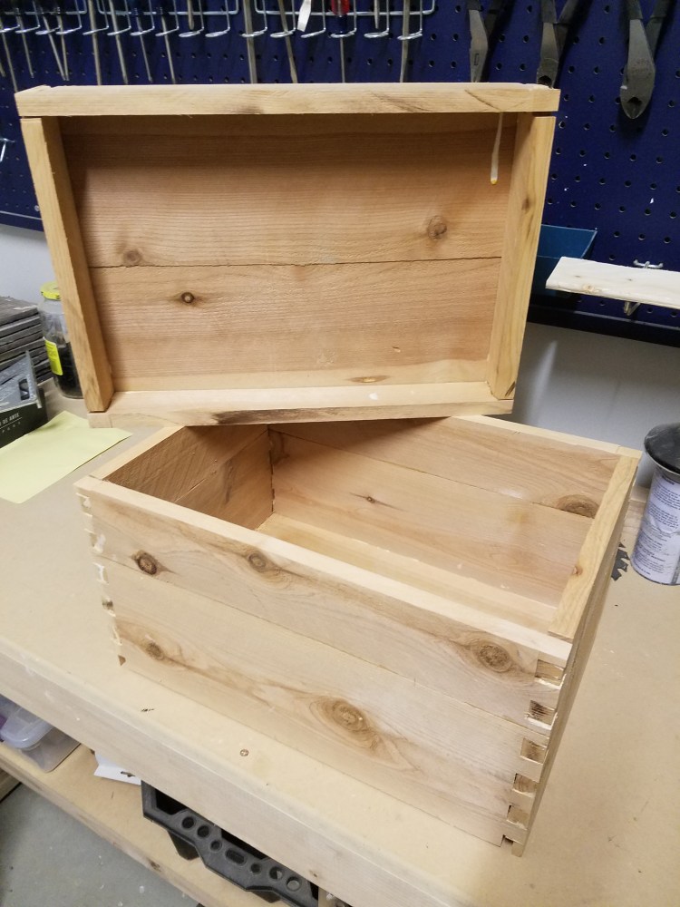 Building a miniature antique trunk